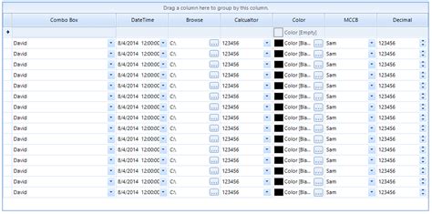Indicate The Editor Type In RadGridView Columns Telerik UI For WinForms