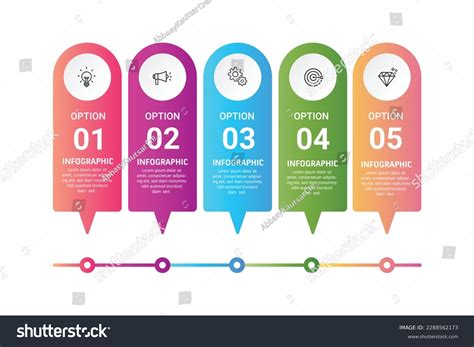 Steps Business Data Visualization Timeline Process Stock Vector Royalty Free 2288562173