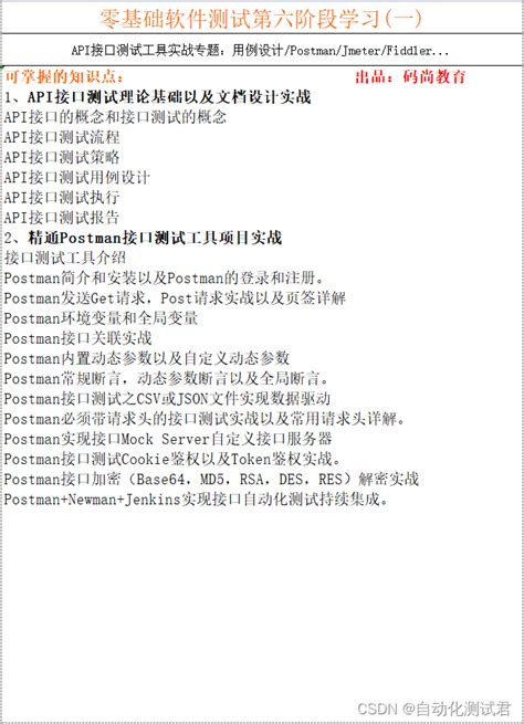 全网最牛软件测试学习路线图（含学习路线图学习阶段学习视频学习工具） Csdn博客