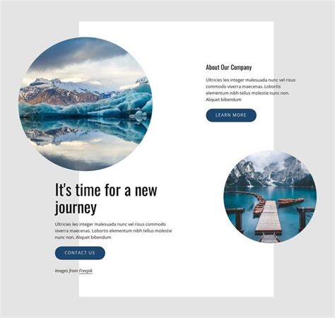 New Journey Html Code Example By Nicepage