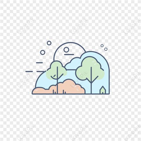 자연의 개요 디자인 아이콘 벡터스케치ui욱스 Png 일러스트 무료 다운로드 Lovepik