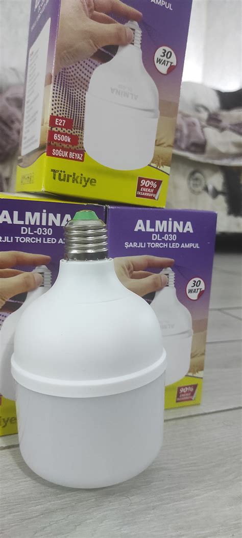 Лампа на акумуляторі Led лампочка з акумулятором лампочка Аварійна лампа Almina світильник