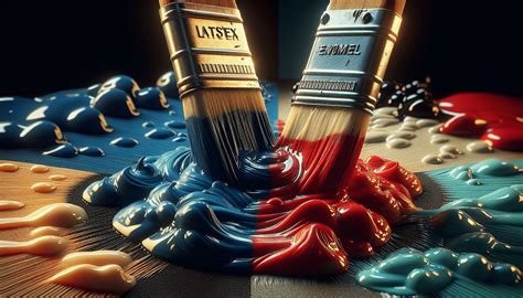 What Is The Difference Between Latex And Enamel Paint Paint Explained