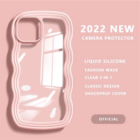 Wave Clear Casing For Iphone Pro Max X Xr Xs Max Pro Case Silicone In Transparent