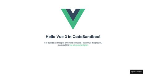 Vue3 Typescript Codesandbox