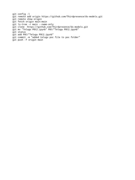 Git Commands Pdf
