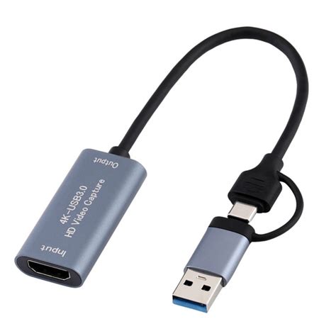 Video Capture Card USB Video Capture Card K Compatible To USB Type C For Gaming Live