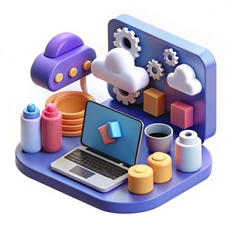3d programming code development and software concept premium ai