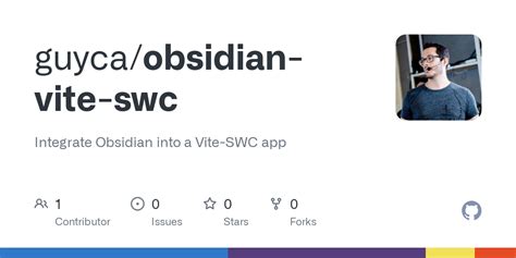 github guyca obsidian vite swc integrate obsidian into a vite swc app