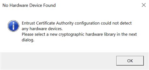 Configure The Entrust Certificate Authority Nshield Docs