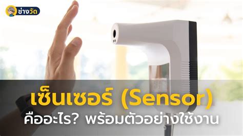เซ็นเซอร์ Sensor คืออะไร พร้อมหลักการทำงานและตัวอย่างการใช้งาน
