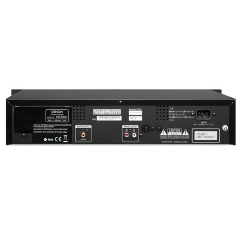 Disc Denon Dn500c Rackmount Cd Player With Retractable Ipod Dock At Gear4music