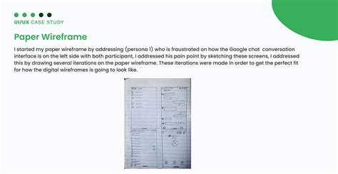 UX CASE STUDY GOOGLE CHAT REDESIGN On Behance