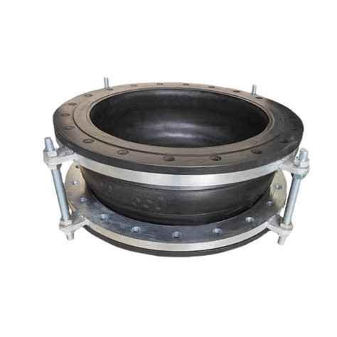 Pipe Fitting Flange End Tube Flexible Rubber Expansion Joints With Tie Rod Control Unit Rubber