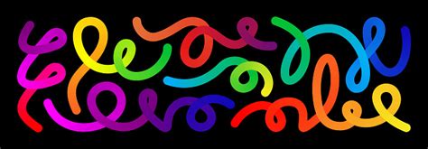 선 그라데이션 모양 추상적 인 색상 개체 아이 패턴 3d 색종이 그래픽 요소 곡선 생일 축하 유체 웨이브 디자인 벡터 액체 소용돌이 경로 동적 나선형 구불구불한 구불구불