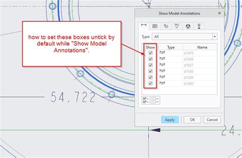 Solved How To Set All The Dimensions Untick By Default Wh Ptc