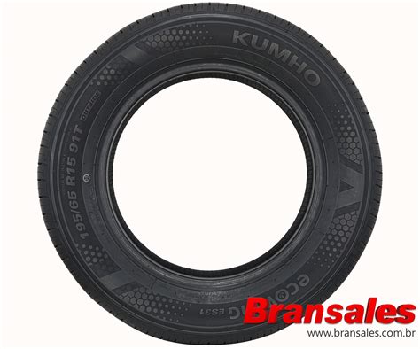 Pneu Aro 15 Kumho 195 65r15 91t Es31 Bransales Pneus