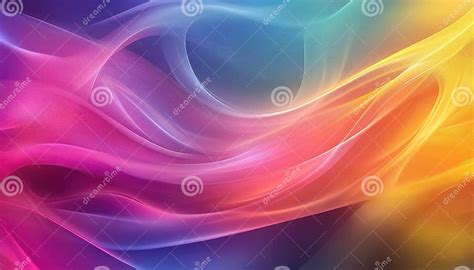 Vibrant Abstract Wallpaper With Colorful Flowing Patterns In Soft Gradients Stock Image Image