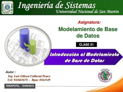 PDF Clase 01 De Modelamiento De Base De Datos DOKUMEN TIPS