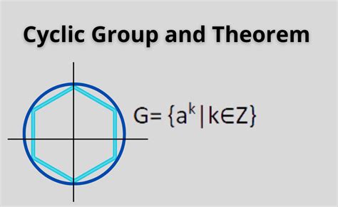 Cyclic Group Theorem Of Cyclic Group