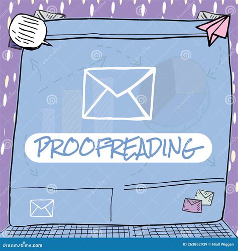 Writing Displaying Text Proofreading Business Approach Act Of Reading