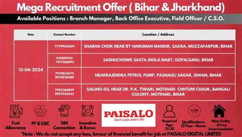 saurav verma on linkedin hiring paisalo digital limited e biharjharkhand