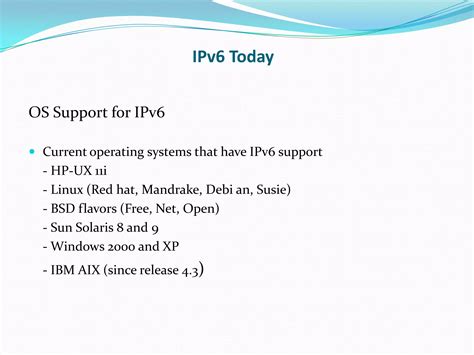 Ipv6 Pptx