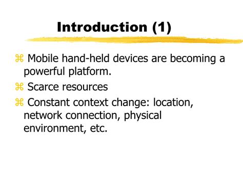 Ppt An Adaptation Methodology For The Deployment Of Mobile Component Based Applications