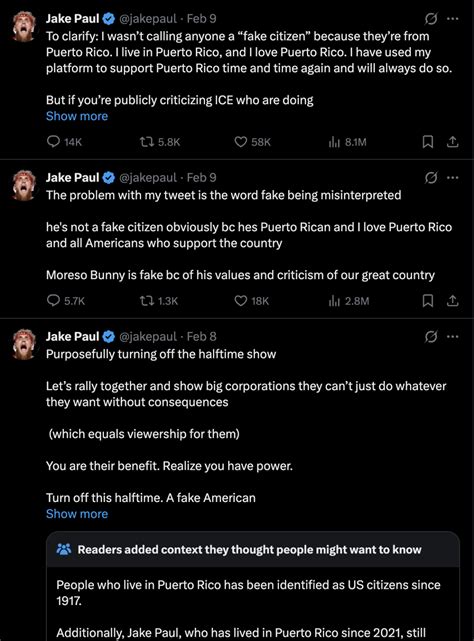 Jake Paul Says His Tweet About Bad Bunny Was “misinterpreted”