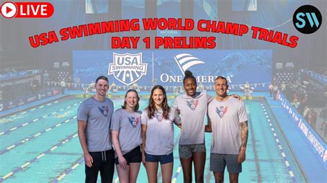 2023 Usa Swimming World Champ Trials Day 1 Prelims Youtube