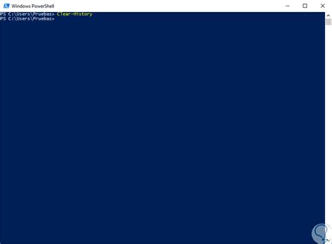 Cómo ver y usar Historial de comandos en PowerShell Solvetic