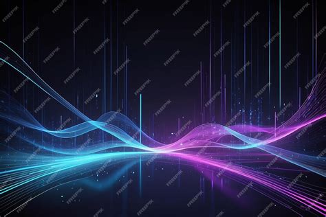 Premium Photo Data Flow Dynamics Vector Background With Highspeed