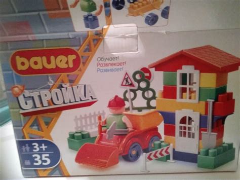 Bauer Конструктор Стройка 35 элементов - «Классный конструктор Bauer ...
