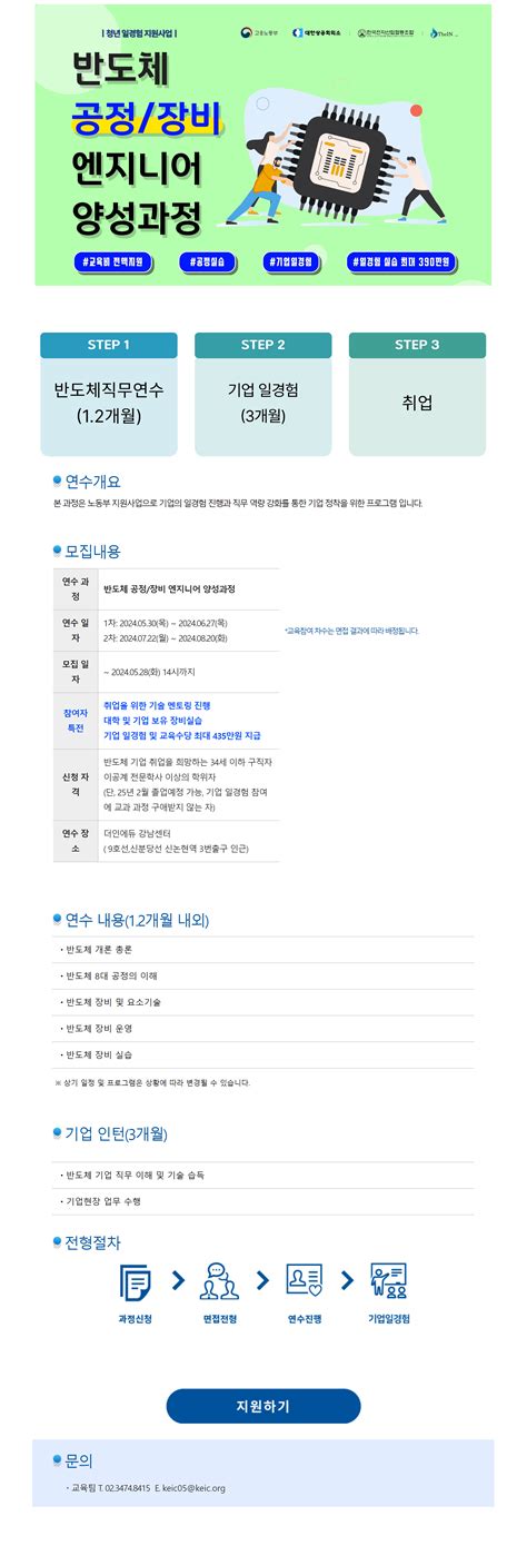 반도체 공정장비 엔지니어 양성과정 공모전 대외활동 링커리어