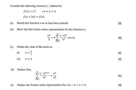 Solved Consider The Following Function F Defined By F X Chegg