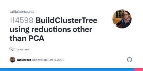 Buildclustertree Using Reductions Other Than Pca · Issue 4598