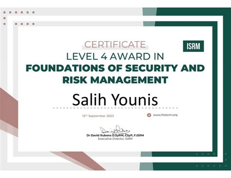 Salih Ahmed On Linkedin Securitymanagement Security Riskmanagement 17 Comments