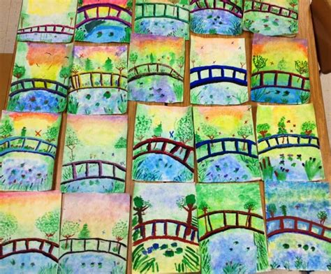 Art With Mr E Monet S Bridge Th Grade