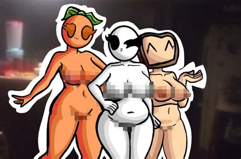 Rule 34 3girls Alternate Version Available Amanda Chetoh Background Bald Bald Female Belly