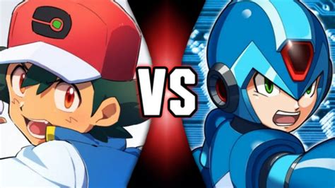 Ash Ketchum vs X Light/Mega Man X by jonatan55484 on DeviantArt