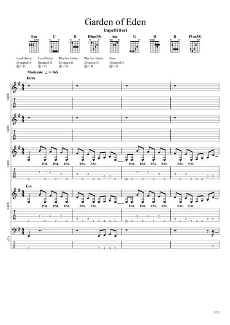 Garden Of Eden Tab Chords Impellitteri Paidtabs Com