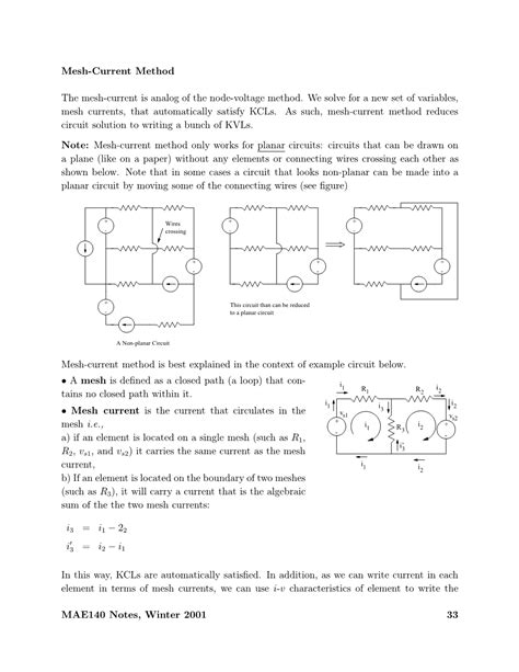 mesh current method docslib