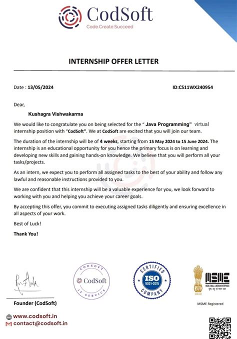 Kushagra Vishwakarma On Linkedin Codsoft Internship Newbeginnings