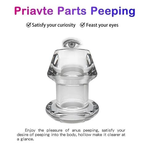 Hollow Prostate Anal Butt Plug Massager Large Dildo Tunnel Probe Sex