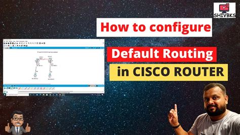 How To Configure Default Routing In Cisco Video By Shivbks Youtube