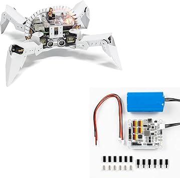Amazon Com SunFounder PiCrawler AI Robot Kit For Raspberry Pi Robot HAT Expansion Board