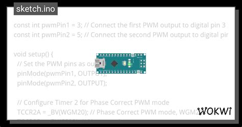 Arduino Timer Pwm Wokwi ESP STM Arduino Simulator