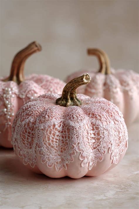 Creative Pink Pumpkin Decor And Craft Ideas
