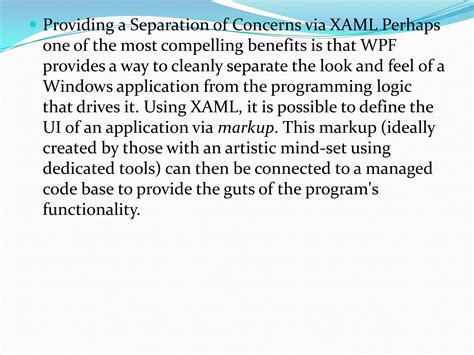 Introduction To Wpf Pptx Operating Systems Computer Software And
