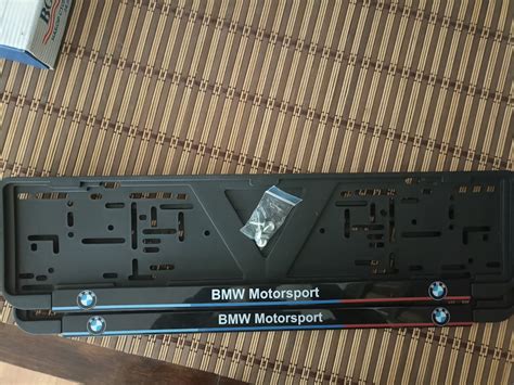 Номерные рамки — BMW 5 series Touring (E39), 2,5 л, 2002 года ...